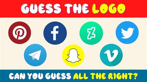 Guess The Social Media Logo By Image | Can You Guess These Social Media ...