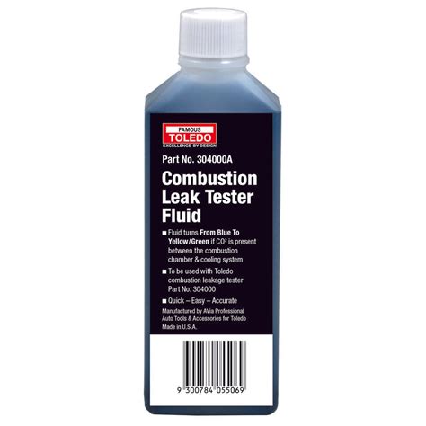 Toledo Combustion Leak Test Kit Fluid
