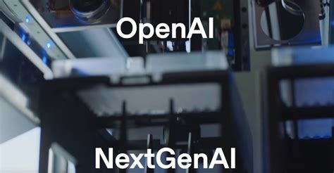 Openai出新牌！组建nextgenai联盟，探索机器人模型！ 英华网