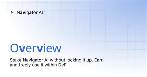 overview navigator ai