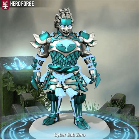 Sub Zero Cyber Sub Zero Made In Heroforge R Mortalkombat