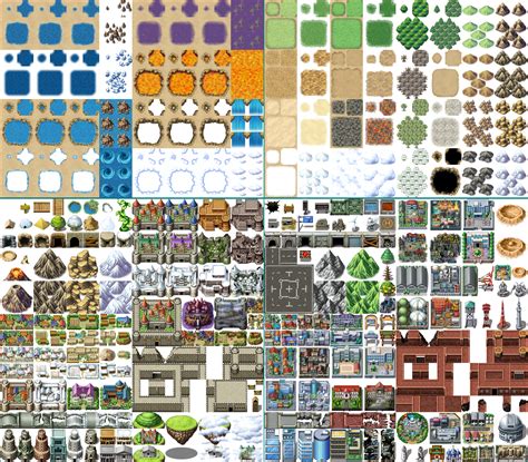 Rpg Maker Mv Custom Sprites Rpg Maker Mv Retro Tileset By Theunpropro