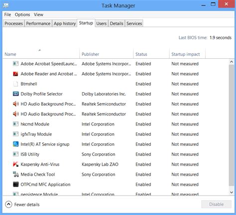 Go To Task Manager For Startup Items Windows 8 My Virtual World