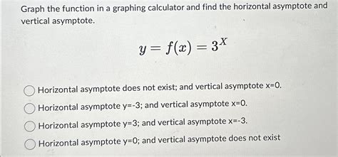 Solved Graph The Function In A Graphing Calculator And Find Chegg