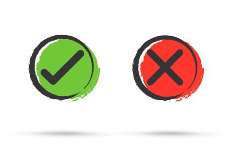 Correcto Incorrecto Vectores Iconos Gráficos Y Fondos Para Descargar