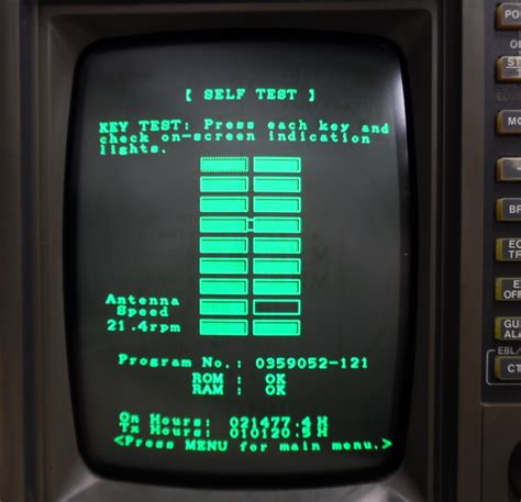 Furuno Rdp 104 10 Crt Display For 1941 Radar System Bench Tested Max Marine Electronics