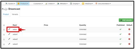 How To Manage Variants Of Product In Hikashop For Joomla 3x Ltheme