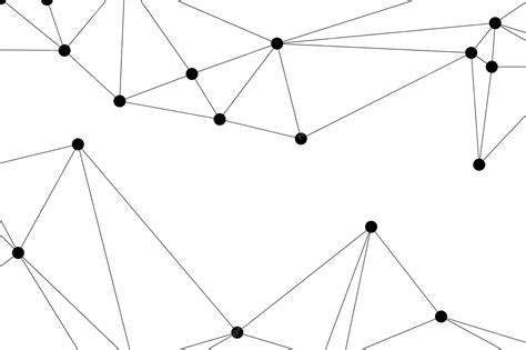 Premium Vector Abstract Polygonal Mesh With Black Nodes And Thin Lines Creating A Minimalist