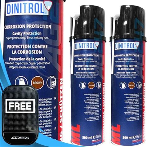 Dinitrol Ml 2 X 500ml Super Penetrating Cavity Protection Wax Aerosol