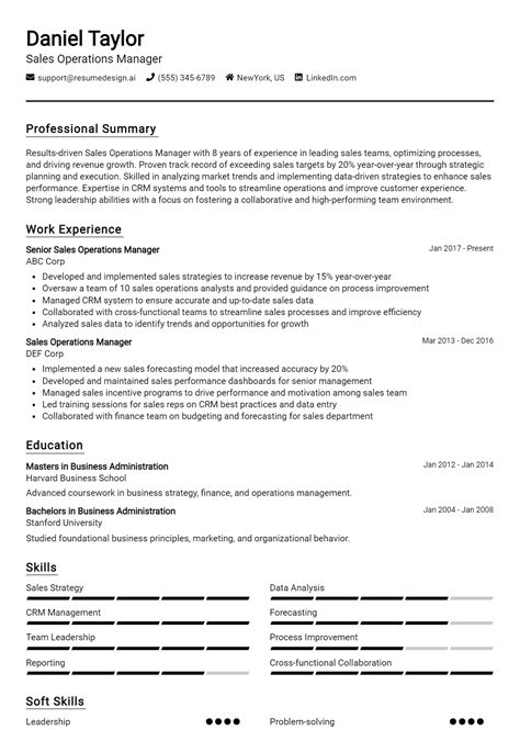 29 Powerful Sales Operations Manager Resume Objectives For 2024