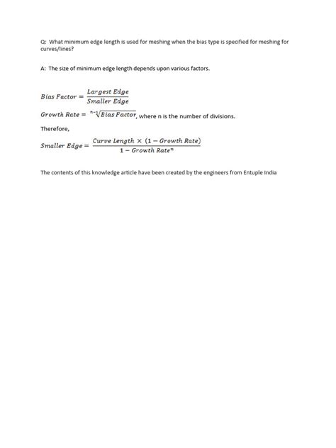 Minimum Edge Length Pdf