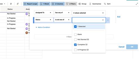 Assigned To Filter Error Smartsheet Community