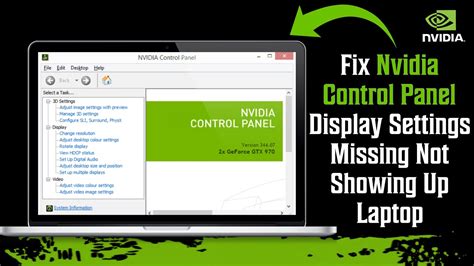 Fix The Nvidia Control Panel Missing Options In Windows