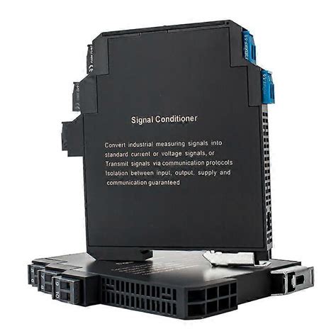 1 In 2 Out Dc Analog Galvanic Signal Isolator 4 20ma To 0 10v 35mm