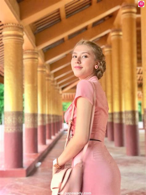 Star Model A Nyein Phyu Fashion Outfit In Mandalay