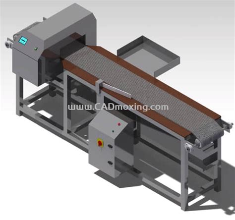 显微扫描金属探测器带分流器型剔除机三维模型 Cad模型网海量3d模型图纸免费下载。