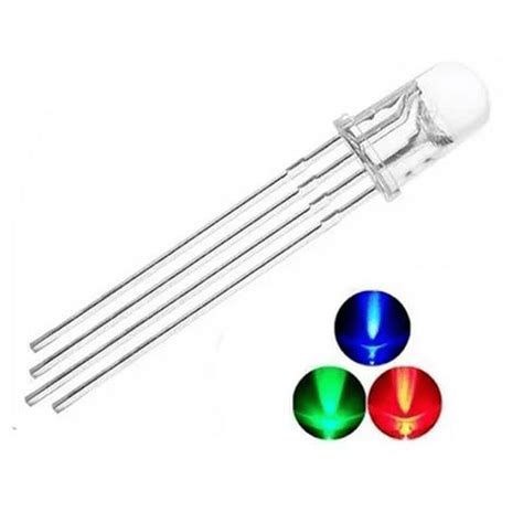 20 Led Rosso Verde 5mm Bicolore Diffusi Catodo Comune 10 Pz Led Rgb