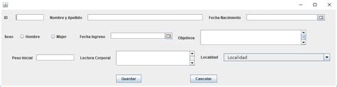 Java ¿como Llenar Los Campos De Jframe Almacenados En Mysql