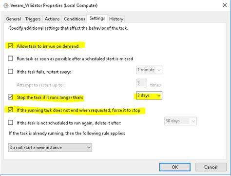 how to atomate and schedule veeam backup validator exe veeam community