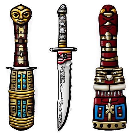 Download Aztec Ceremonial Knife Png Evo25