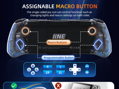 Mua Iine Switch Controller Set For Switch Oled [no Drifting] One Piece Joypad Controller With