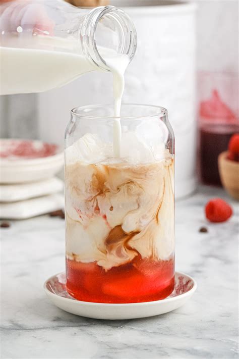 Vanilla Raspberry Iced Latte - Smells Like Home