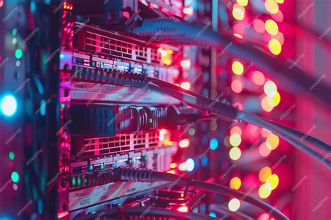 Premium Photo An Interconnected Network Of Servers And Data Centers Generative Ai