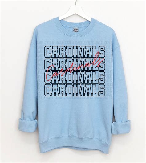 Cardinals Cursive Stack Png Etsy