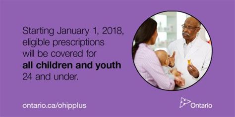 Reminder Starting January 1 2018 Ohip Plus Will Provide 100 Drug