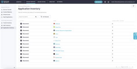 public application discovery banyan security documentation