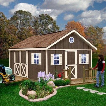 Fairview 12x16 Wood Storage Shed Kit All Pre Cut Fairview1216