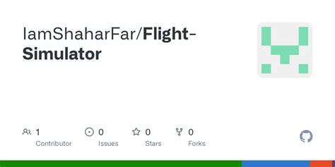 GitHub IamShaharFar Flight Simulator