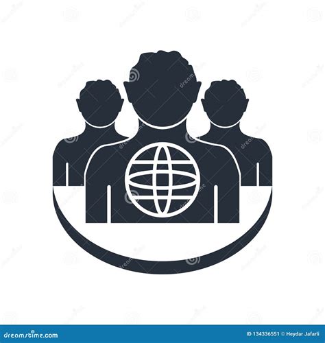 Outsourcing Icon Vector Sign And Symbol Isolated On White Background Outsourcing Logo Concept