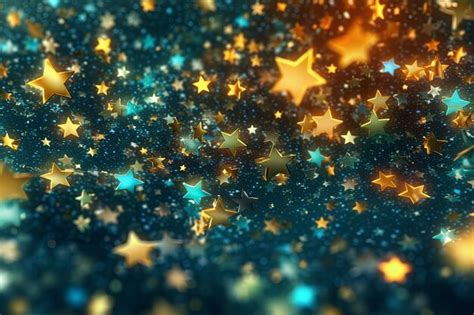 Premium AI Image | Abstract Stars Background Generative AI