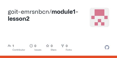GitHub Goit Emrsnbcn Module Lesson