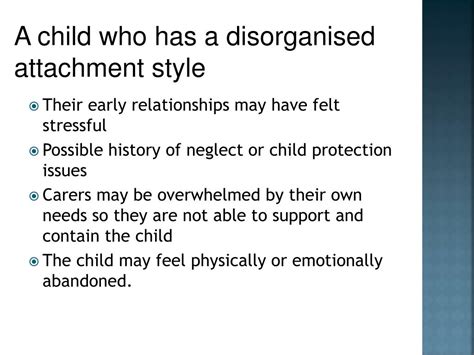 Ppt Attachment Theory Implications For The Classroom Powerpoint Presentation Id 6573241