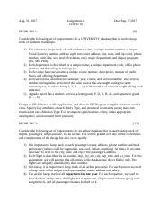 Ass1 3 Docx Aug 31 2017 PROBLEM 1 Assignment 1 COP 4710 Due Sep 7