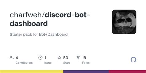 Github Charfwehdiscord Bot Dashboard Starter Pack For Botdashboard