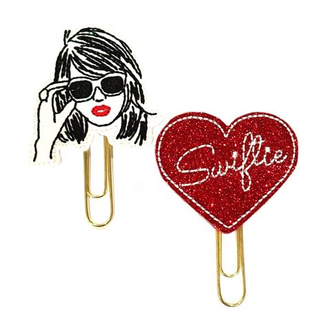 Swiftie Set In 2025 Unique Bookmark Paper Organization Paper Clip
