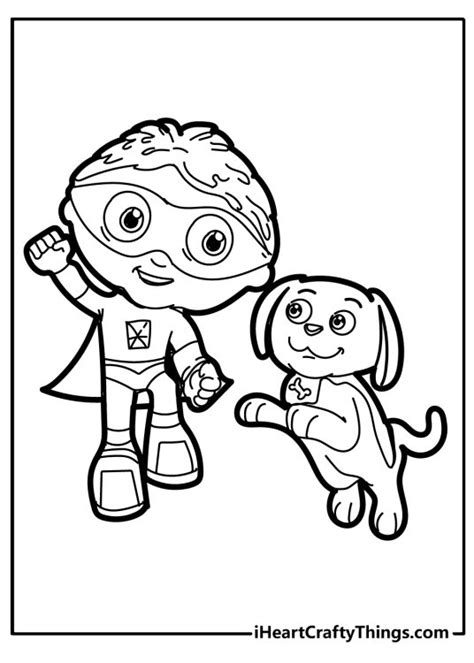 Super Why Characters Coloring Pages 2025