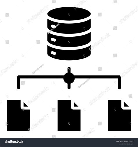 Data Integration Icon Element Design Stock Vector Royalty Free