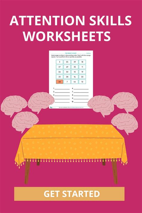 Visual Attention Worksheets And Activities Science Based Pdf Alzheimers Activities