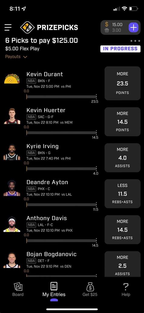 Not Updating In Game Stats Rprizepicks