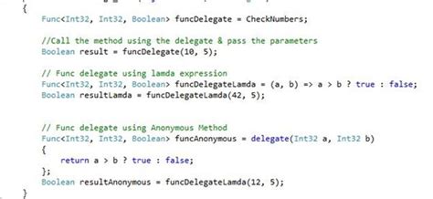 Func Generic Delegate In C