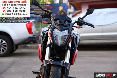 [มอเตอร์ไซค์มือสอง] Gpx Razer 220cc ปี2021 รถวิ่ง8000โล สีดำแดง เครื่อ