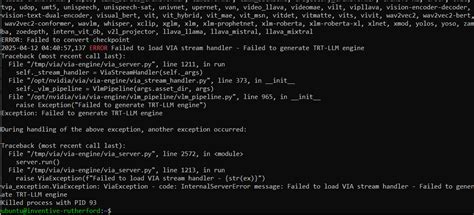 Error Running Nvidia Vss Pods Keep Restarting And Crashing Multiple Times Visual Ai Agent