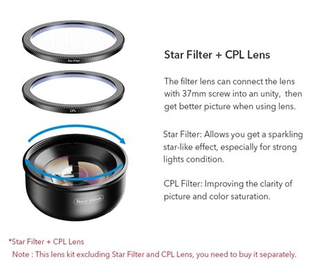 Apexel 100mm 10x Professional 4K Macro Phone Lens [Bokeh Killer ...