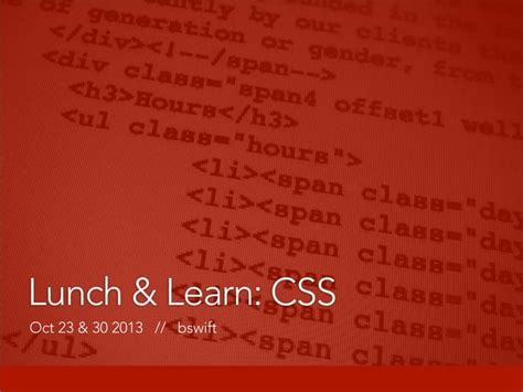Html Css Presentation Pdf