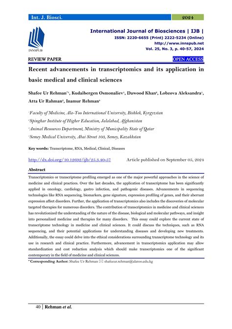 Recent Advancements In Transcriptomics And Its Application In Basic