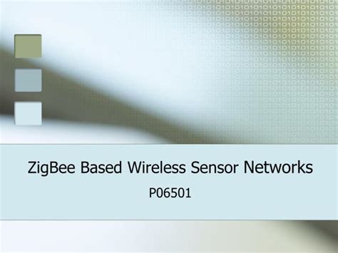 Ppt Zigbee Based Wireless Sensor Networks Powerpoint Presentation